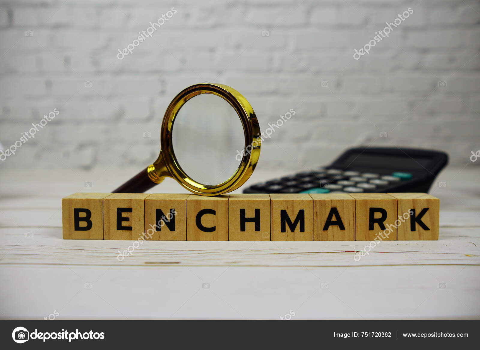 Benchmark Wooden Blocks Alphabet Letters Magnifying Glass Calculator ...