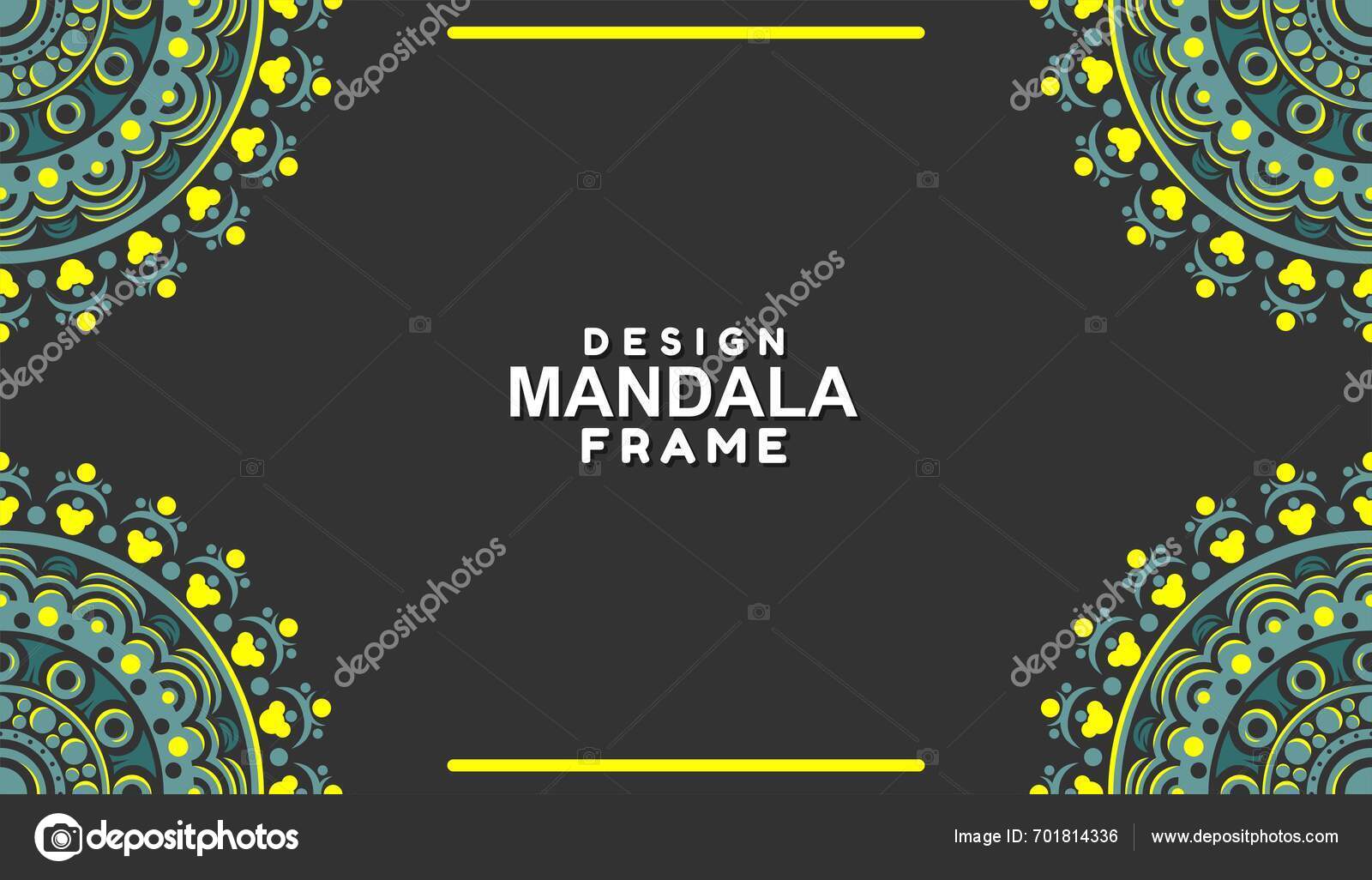Background Mandala Frame Vector Illustration Stock Vector by ©zeroseven ...