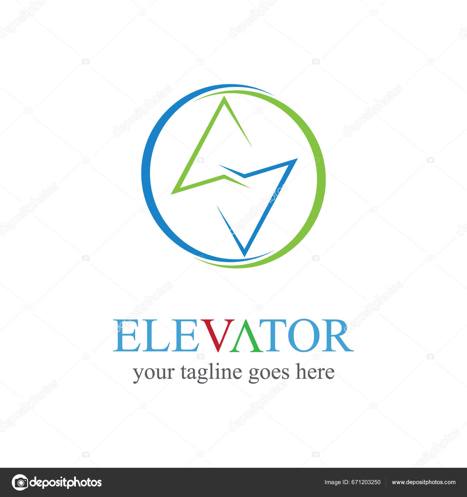 Lift Elevator Logo Design Minimal Logotype Vector Template Stock Vector ...