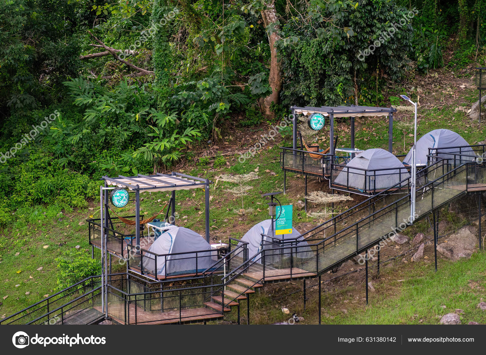 Perak Malaysia Oct 2022 Glamour Camping Glamping Spaces Kuak Hill ...