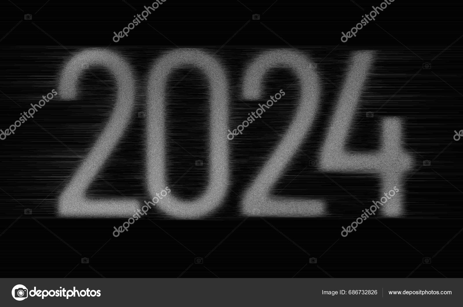 Numbers Year 2024 Retro Plotter Style Vector Halftone Style 2024 Stock ...