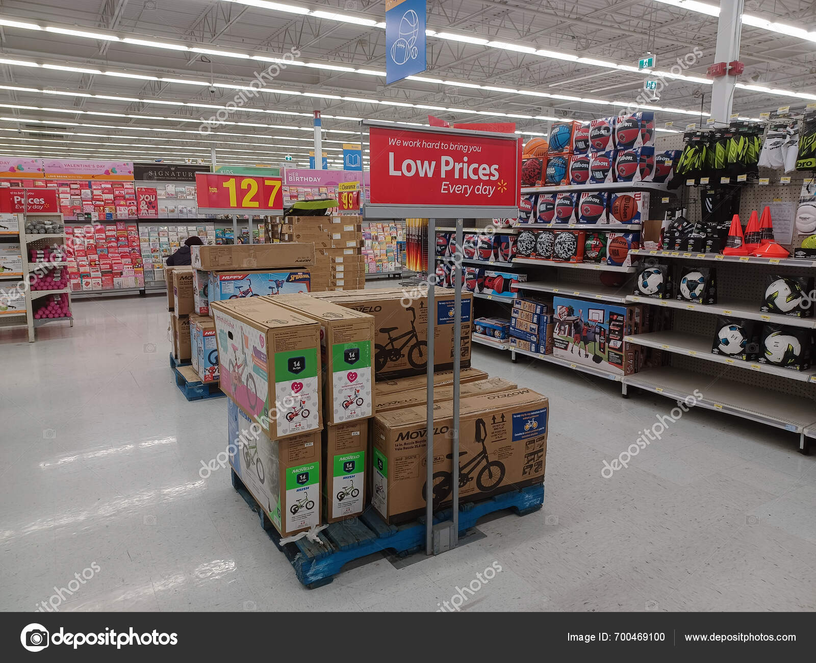 Toronto Canada February 2024 View Shelves Toys Walmart Superstore ...