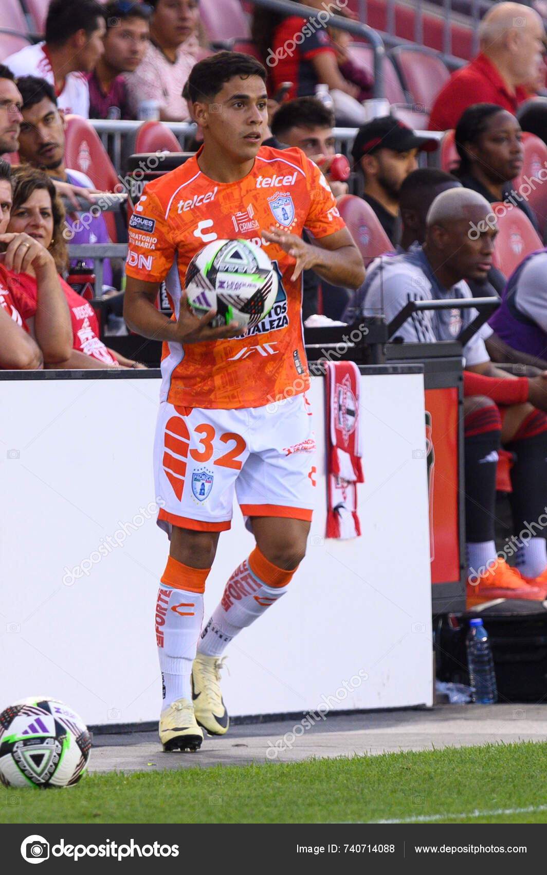 Toronto Canada August 2024 Carlos Adrin Snchez Nava Pachuca Throws ...