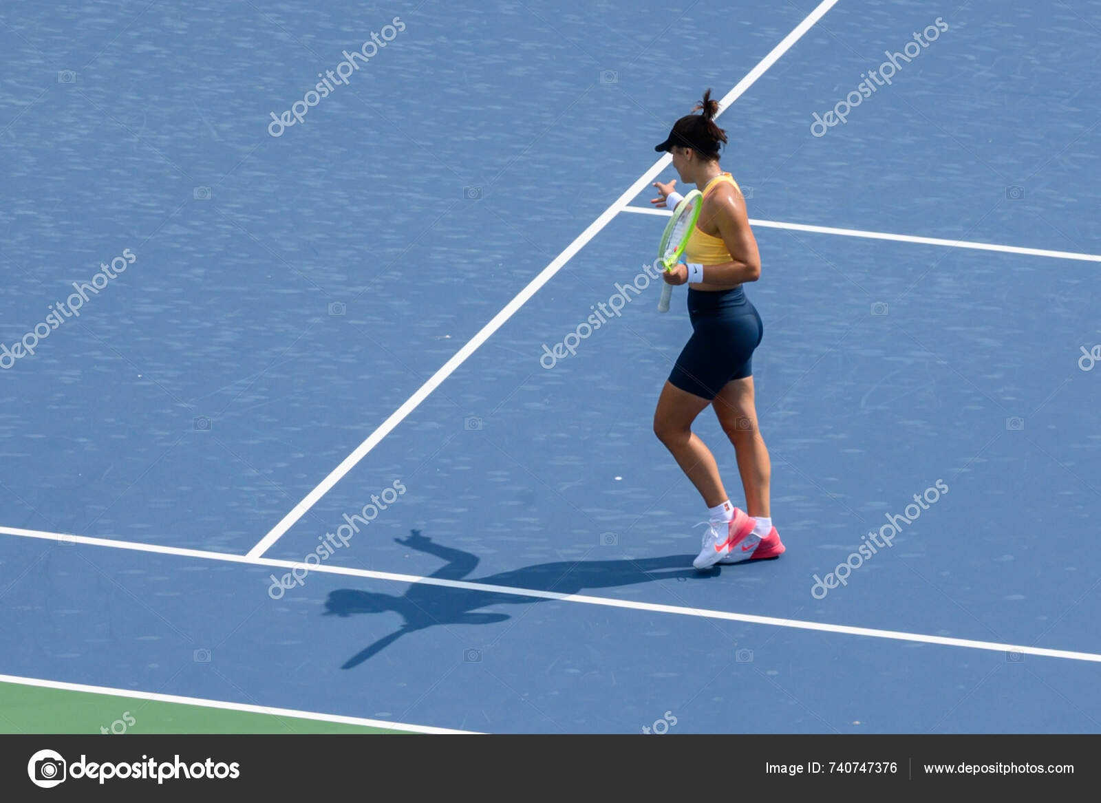Toronto Canada August 2024 Bianca Andreescu Practice Grant Court ...