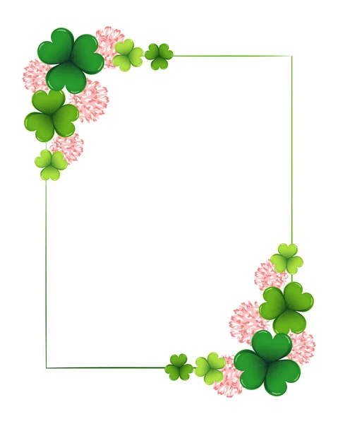 Intercambio de hojas de trébol imágenes de stock de arte vectorial ...