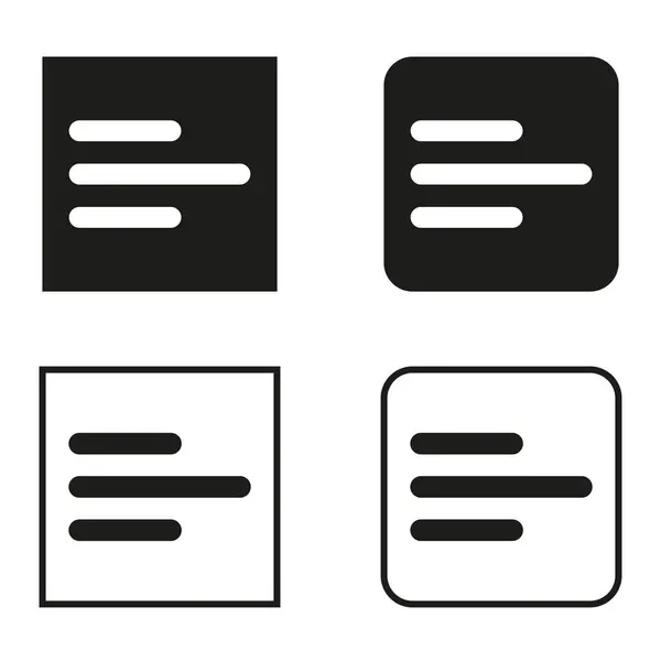 23 Justified alignment Vector Images | Depositphotos