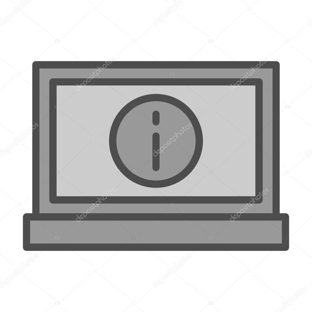 Icono Signo Información Simple Ilustración Vectorial Vector de stock ...