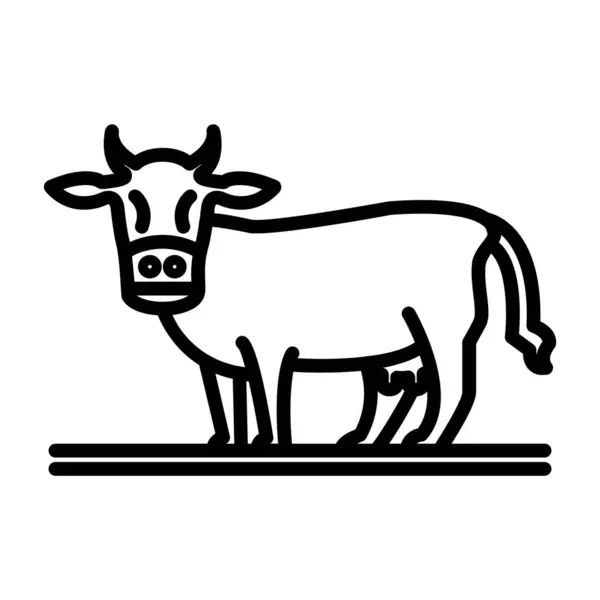 Esquema De Dibujo De Vaca