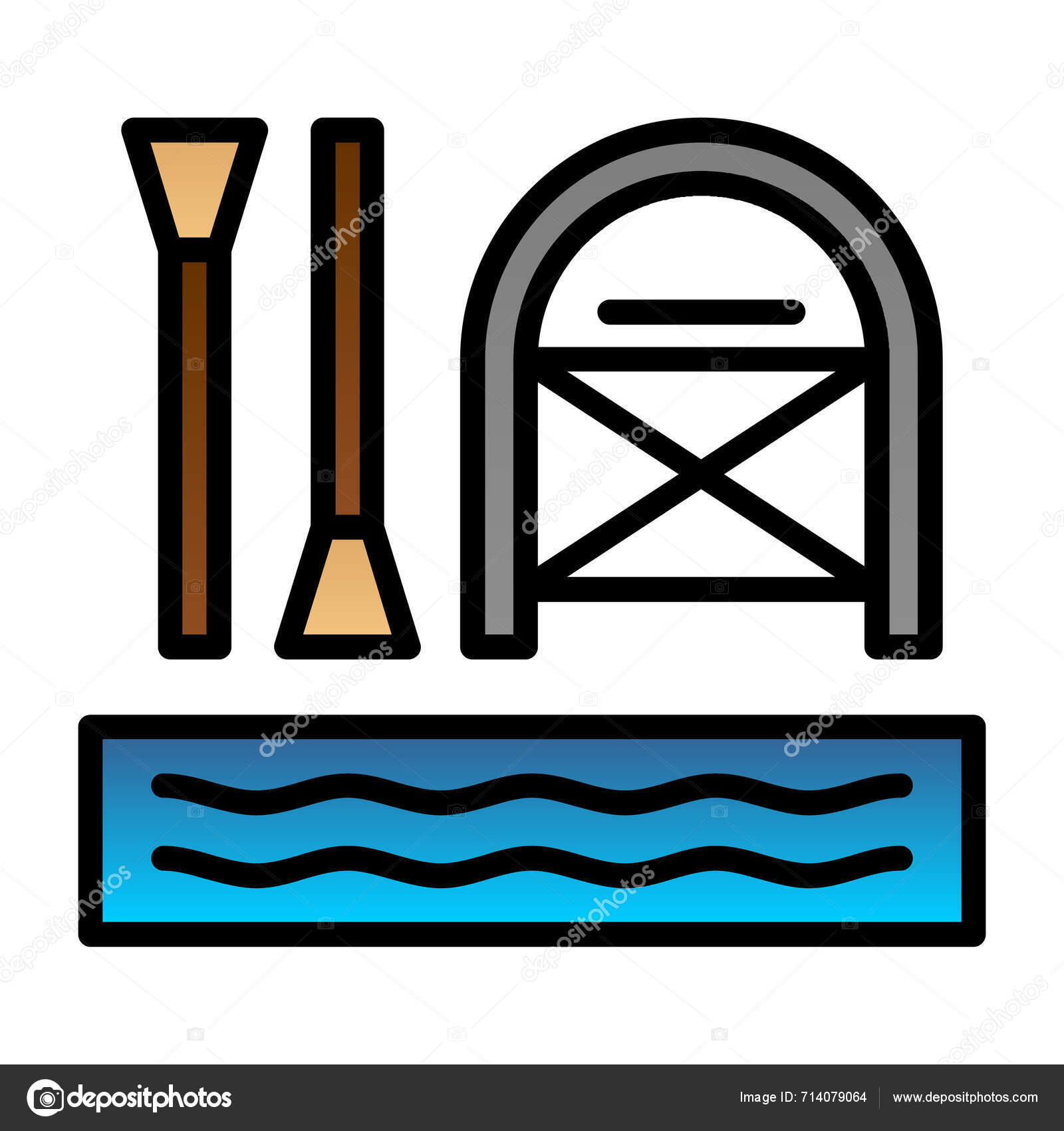 Vector Illustration Rafting Icon Stock Vector by ©mhd.usman00@gmail.com ...