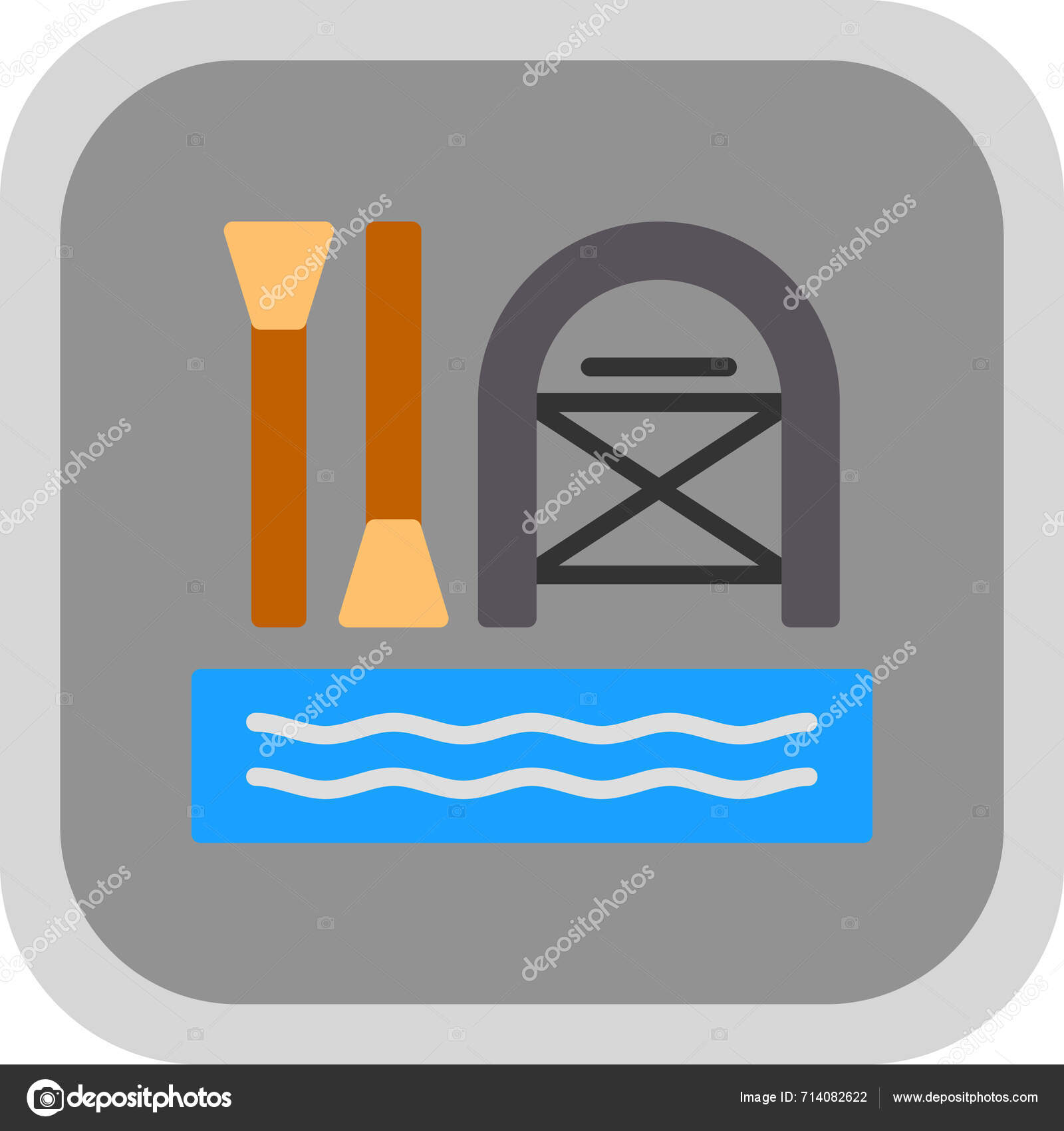 Vector Illustration Rafting Icon Stock Vector by ©mhd.usman00@gmail.com ...
