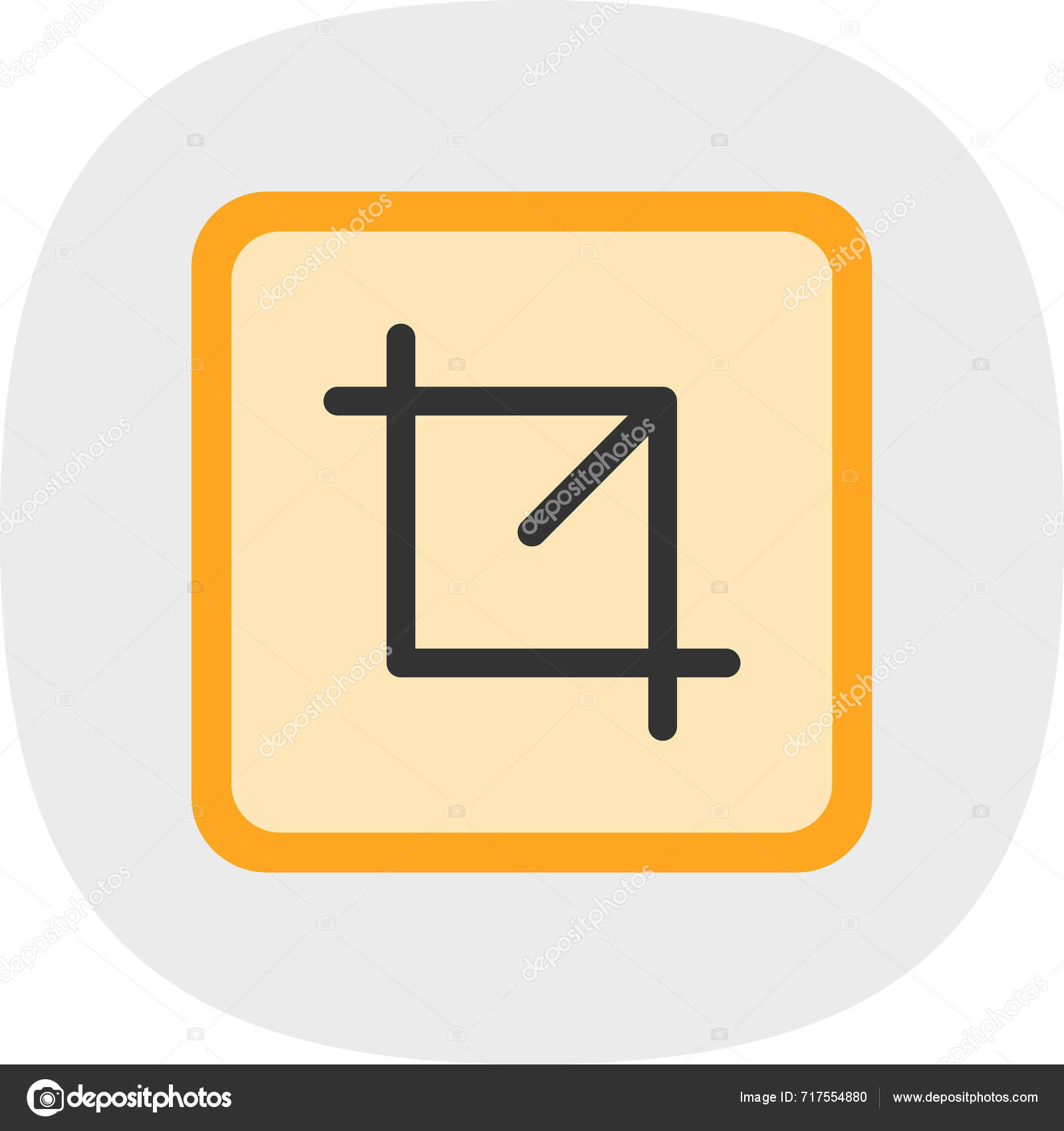 Crop Sign Vector Illustration Stock Vector by ©mhd.usman00@gmail.com ...