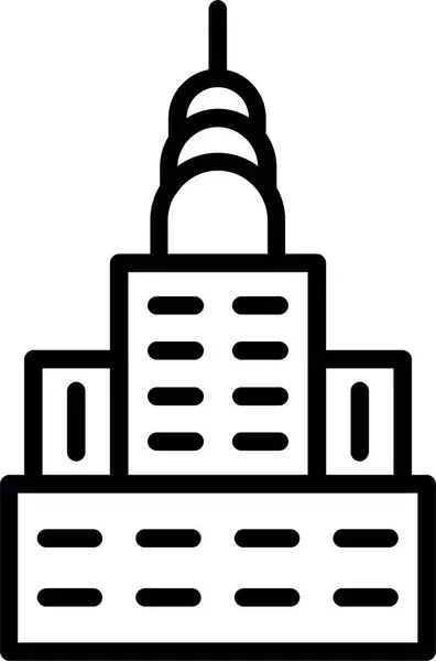 Chrysler building icon Vector Images | Depositphotos