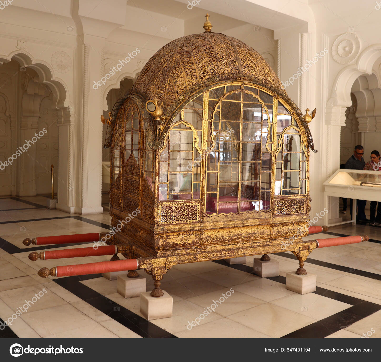 Jodhpur Rajasthan India 2023 Great Palanquin Palanquin Mahadol Made ...