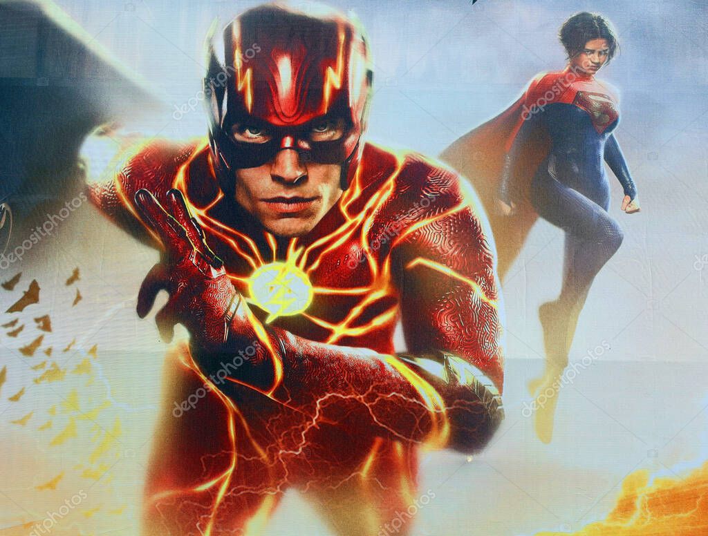 DUBLIN REPUBLIC OF IRELAND 05 28 2023: The Flash es una película de ...