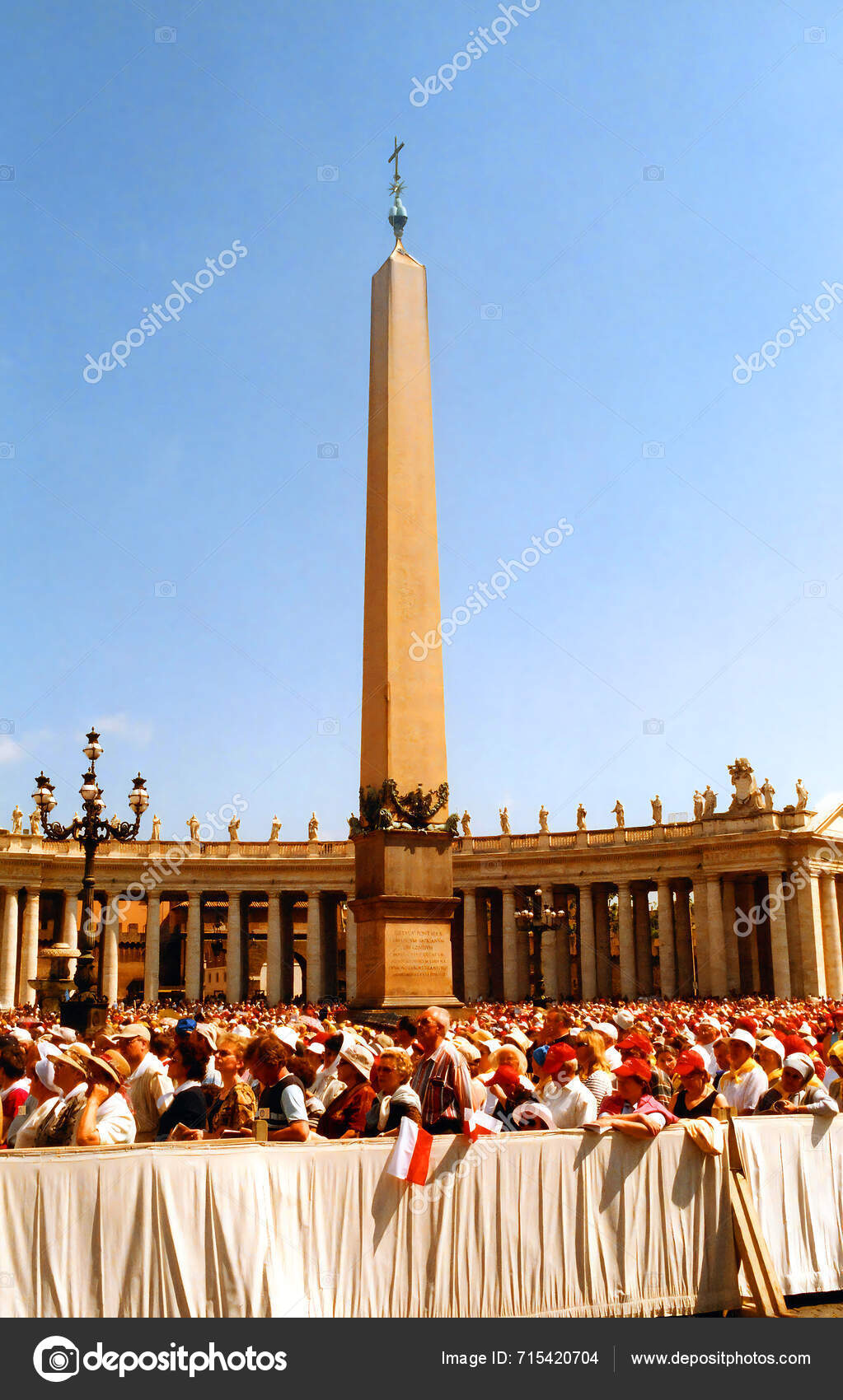 Ciudad Del Vaticano 2003 Basílica San Pedro Piazaa Obelisco Vaticano ...