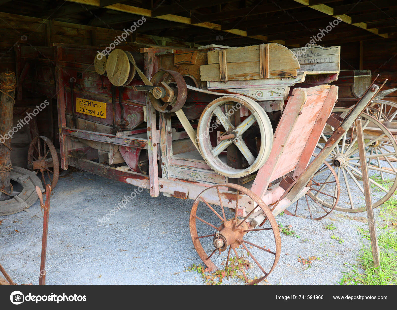 Old Cart Barn — Stock Photo © meunierd #741594966