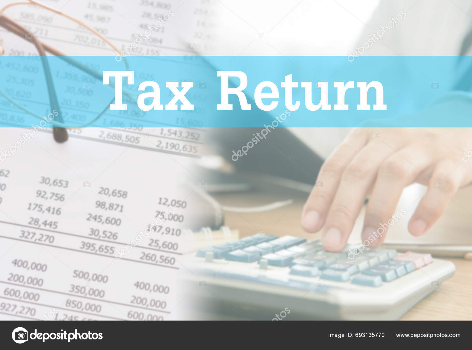 Tax Return Concept Irs Audit Tax Paying Individual — Stock Photo ...