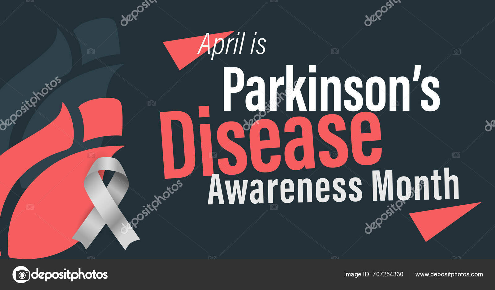 Parkinson's Disease Awareness Month Campaign Banner Progressive ...
