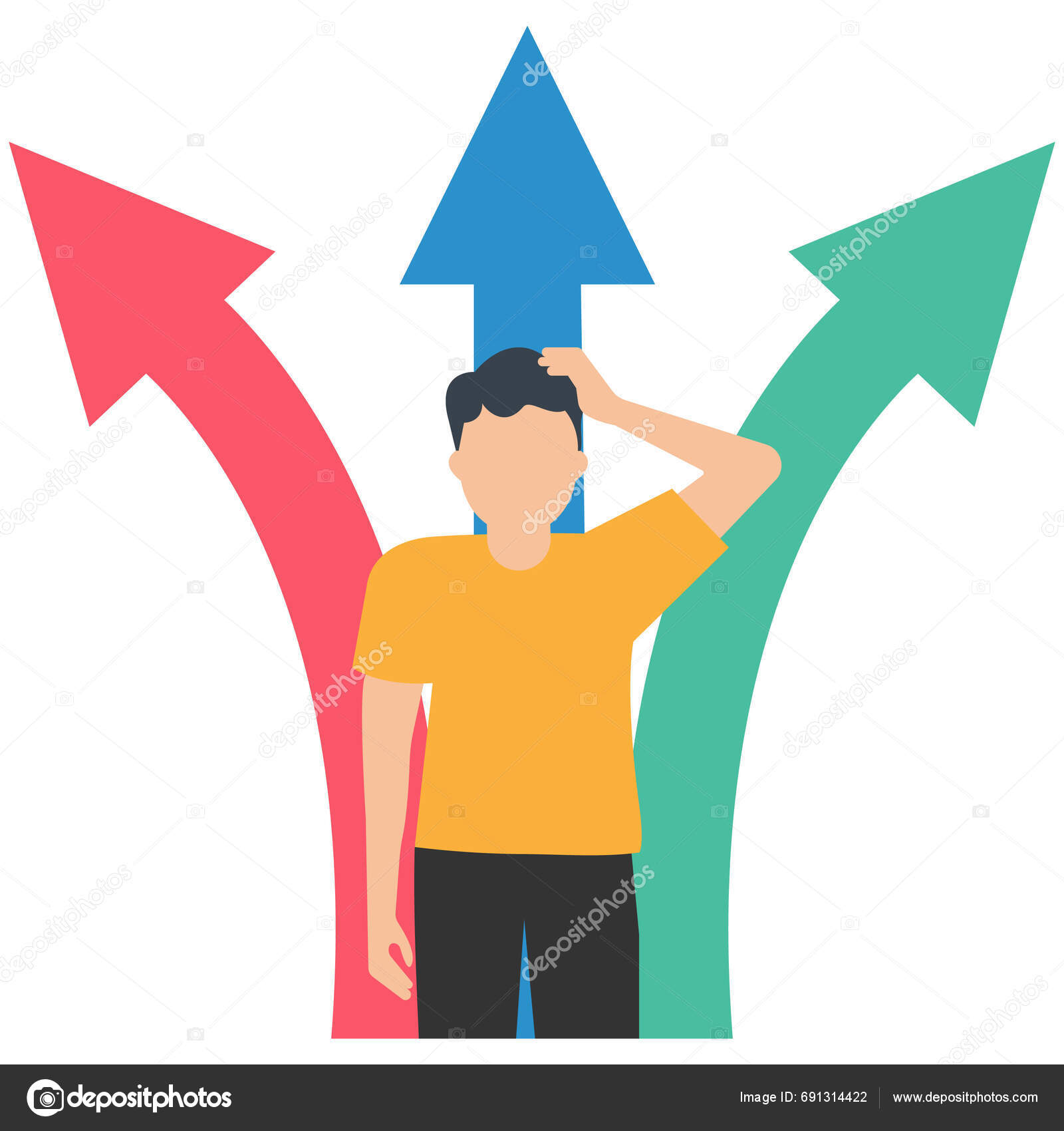 Decision Making Choosing Choices Options Way Which Direction Successful ...