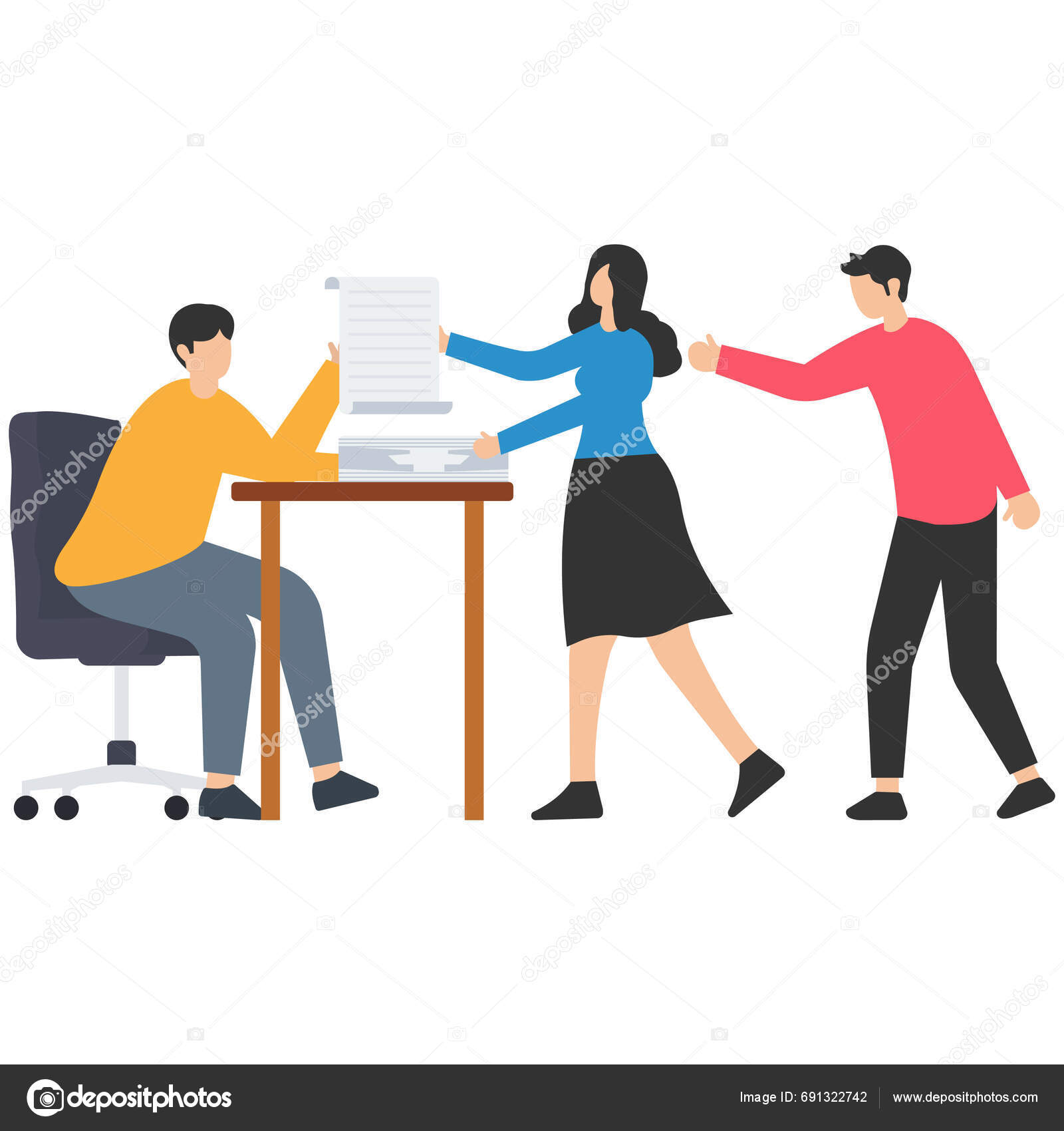 Work Delegation Manager Distributes Work Assignment Team Member ... Work Delegation Manager Distributes Work Assignment Team Member ...