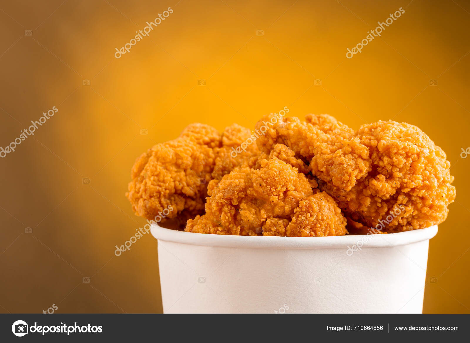 Crispy Fried Chicken Bucket Chicken Bucket — Stock Photo © ws-studio ...