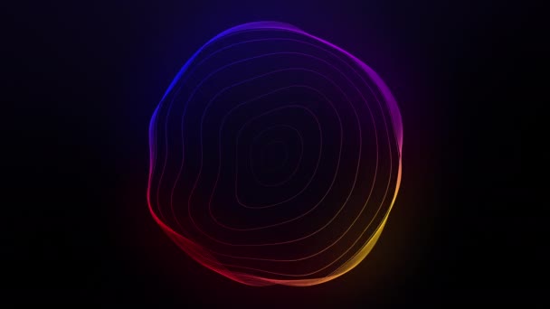 Abstract Circle Animation Geometric Ripple Effect Intro Background Loop ...