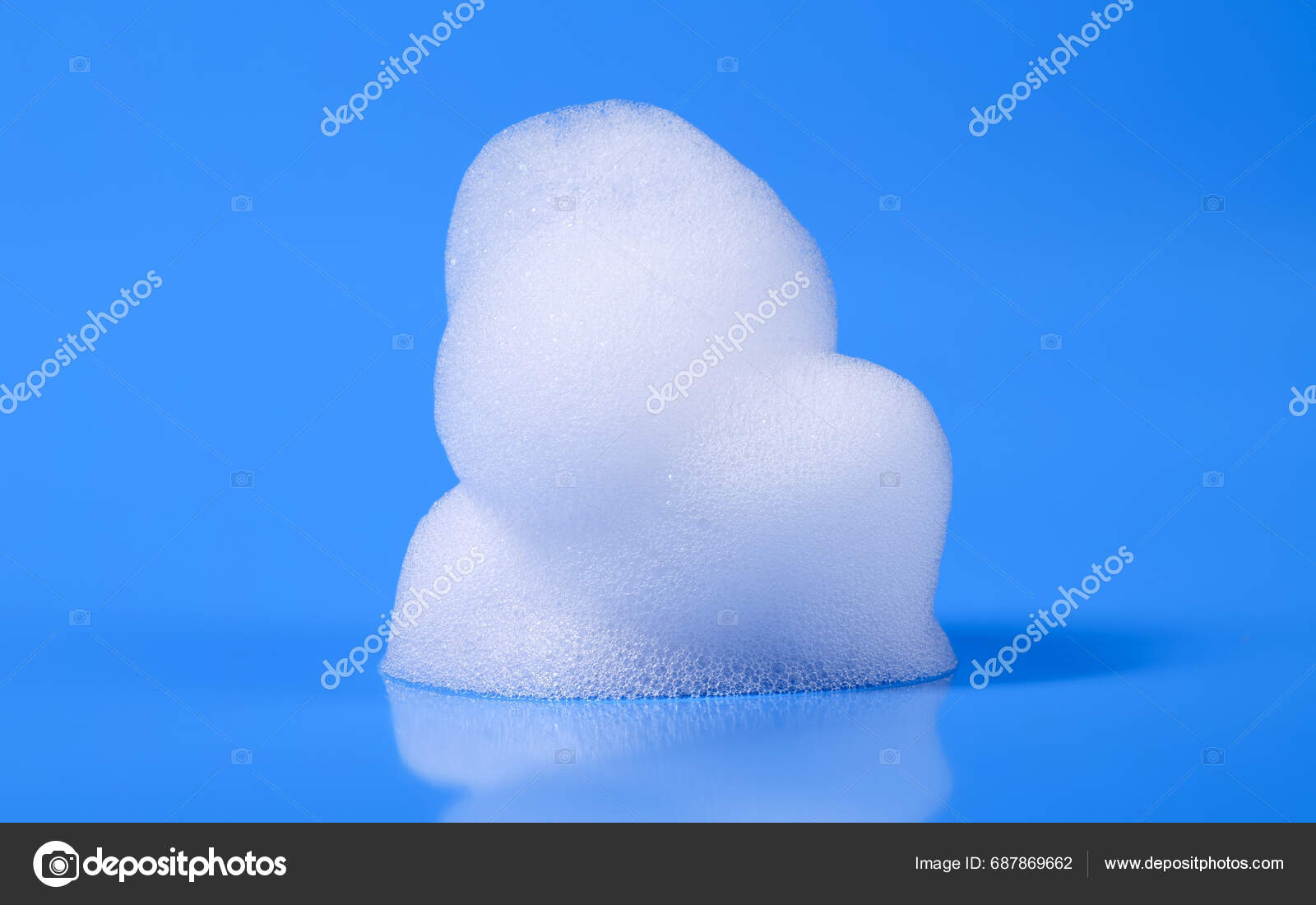 White Foam Soap Bubble Shampoo Liquid Texture Lather Detergent Concept ...