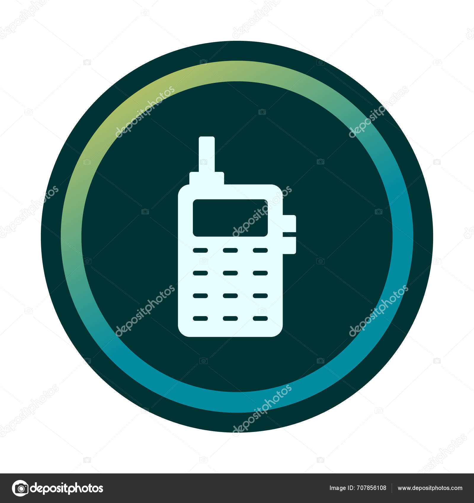 Old Phone Icon Vector Illustration Stock Vector by ©glyphinder 707856108