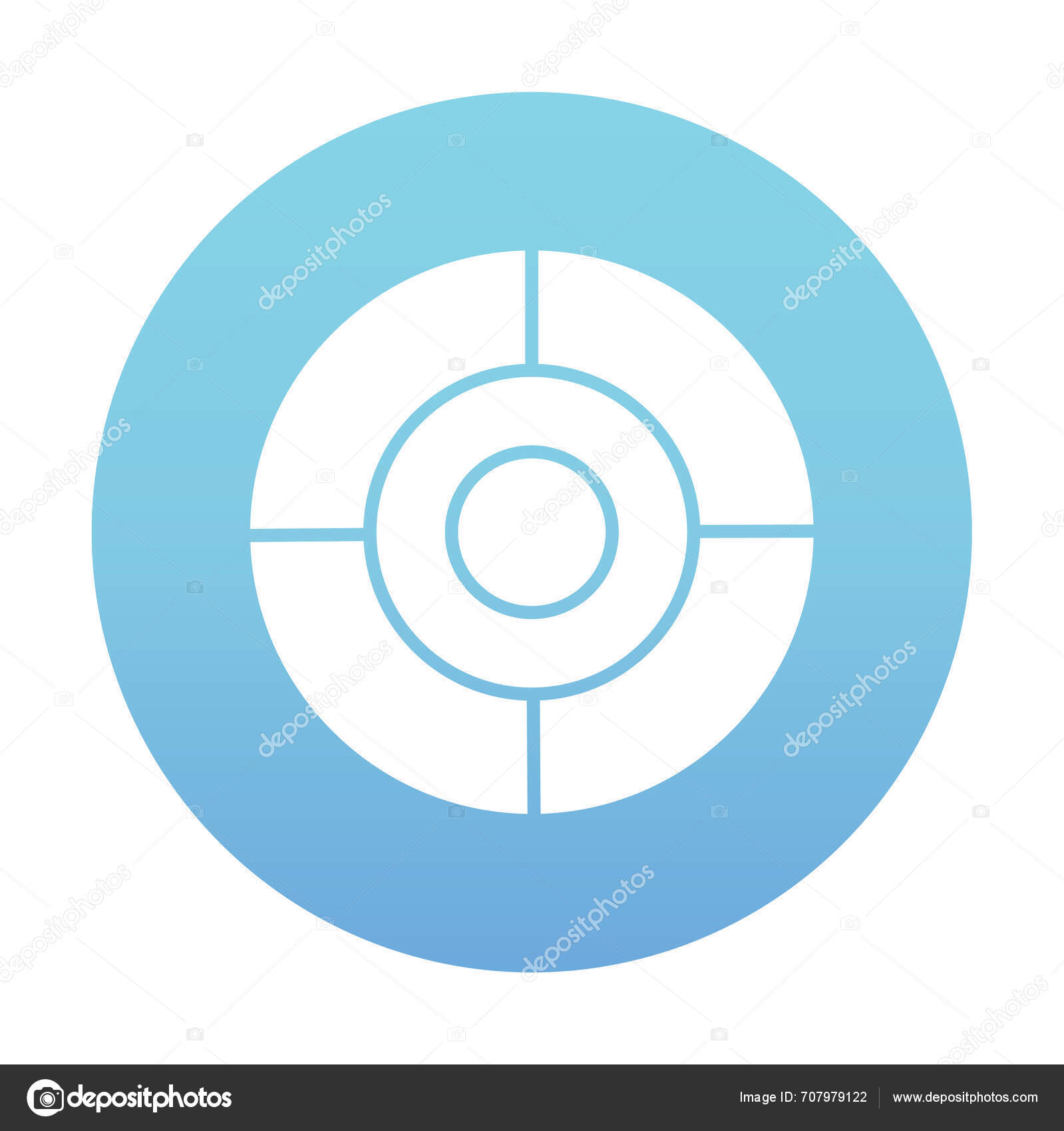 Simple Target Icon Aim Vector Illustration Stock Vector by ©glyphinder ...