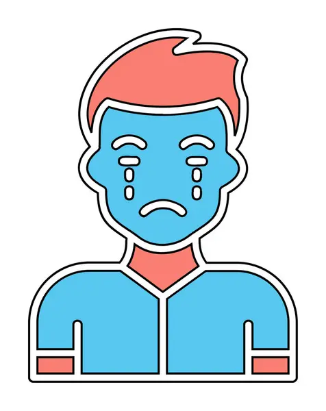 12,577,704 Cara triste roja Vector Images | Depositphotos