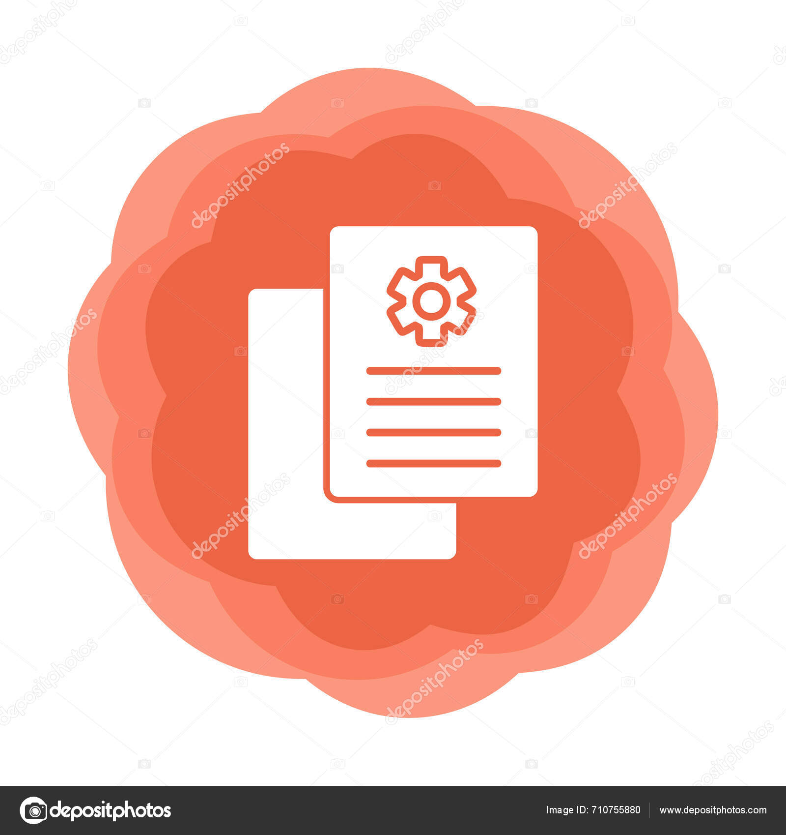 Working Report Web Icon Simple Illustration Stock Vector by ©glyphinder ...