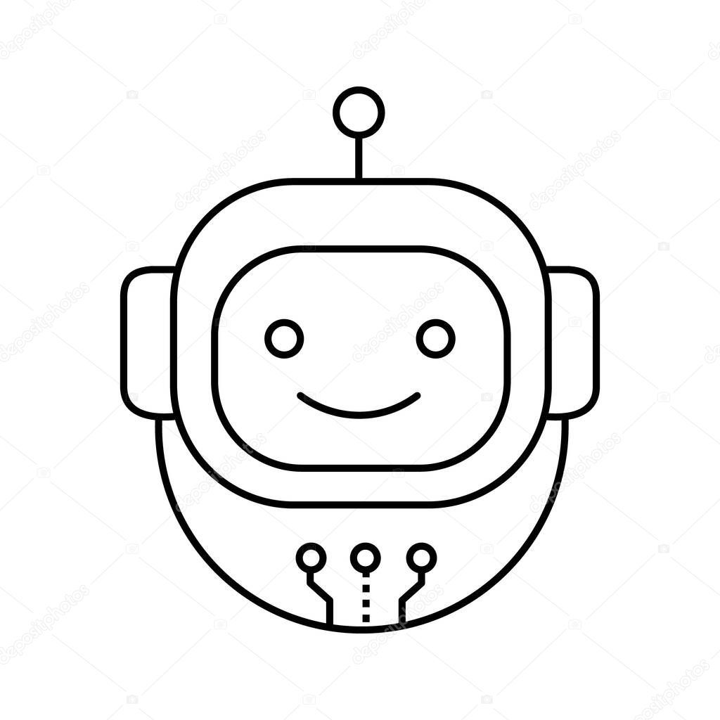 AI Robot Avatar for Automation Systems Vector Icon Diseño, robot ...