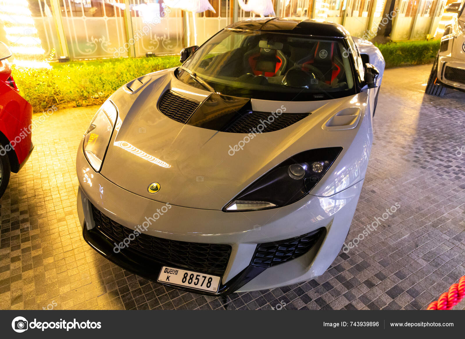 Dubai United Arab Emirates June 2023 Gray Lotus Evora 400 — Stock ...