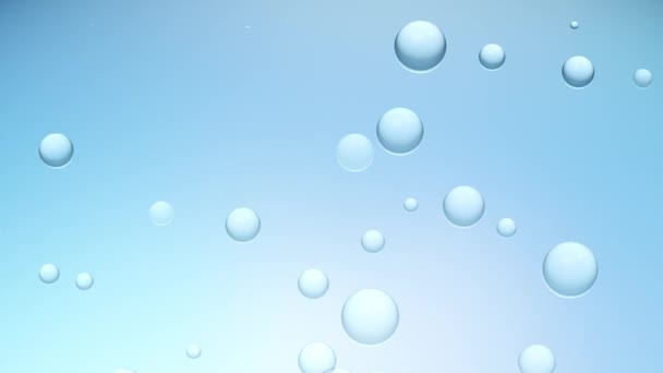 Water Bubbles Animation Seamless Loop Going Blue Background Background ...