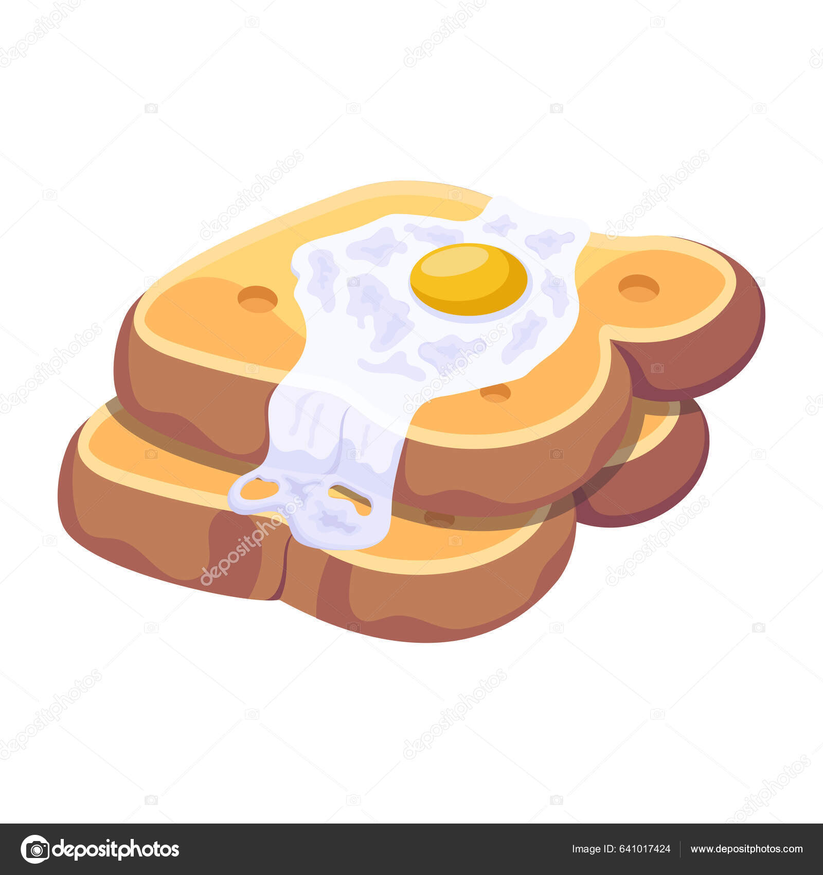 Egg Bread Vector Illustration Design Stock Vector by ©vectorsmarket ...