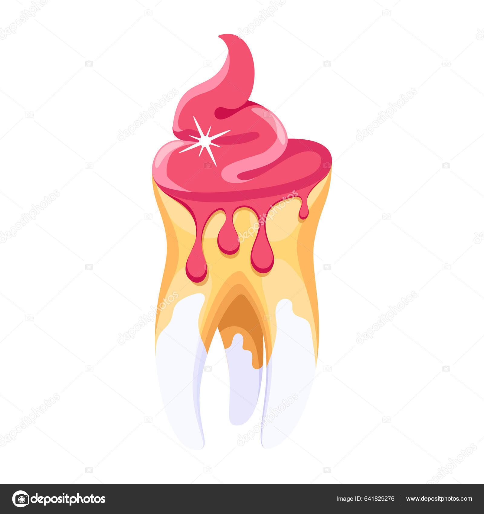 Cartoon Bloody Teeth