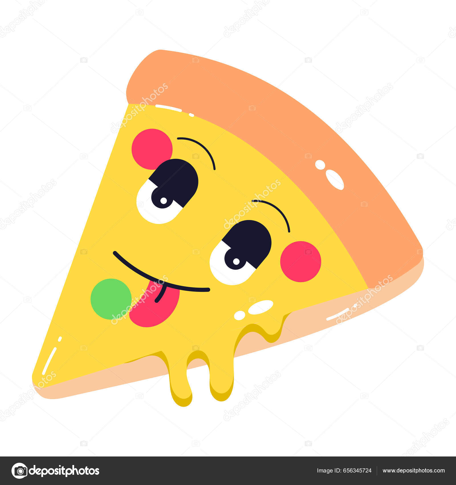 Cheese Pizza Cartoon