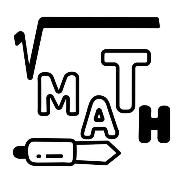Logo de matemáticas imágenes de stock de arte vectorial | Depositphotos