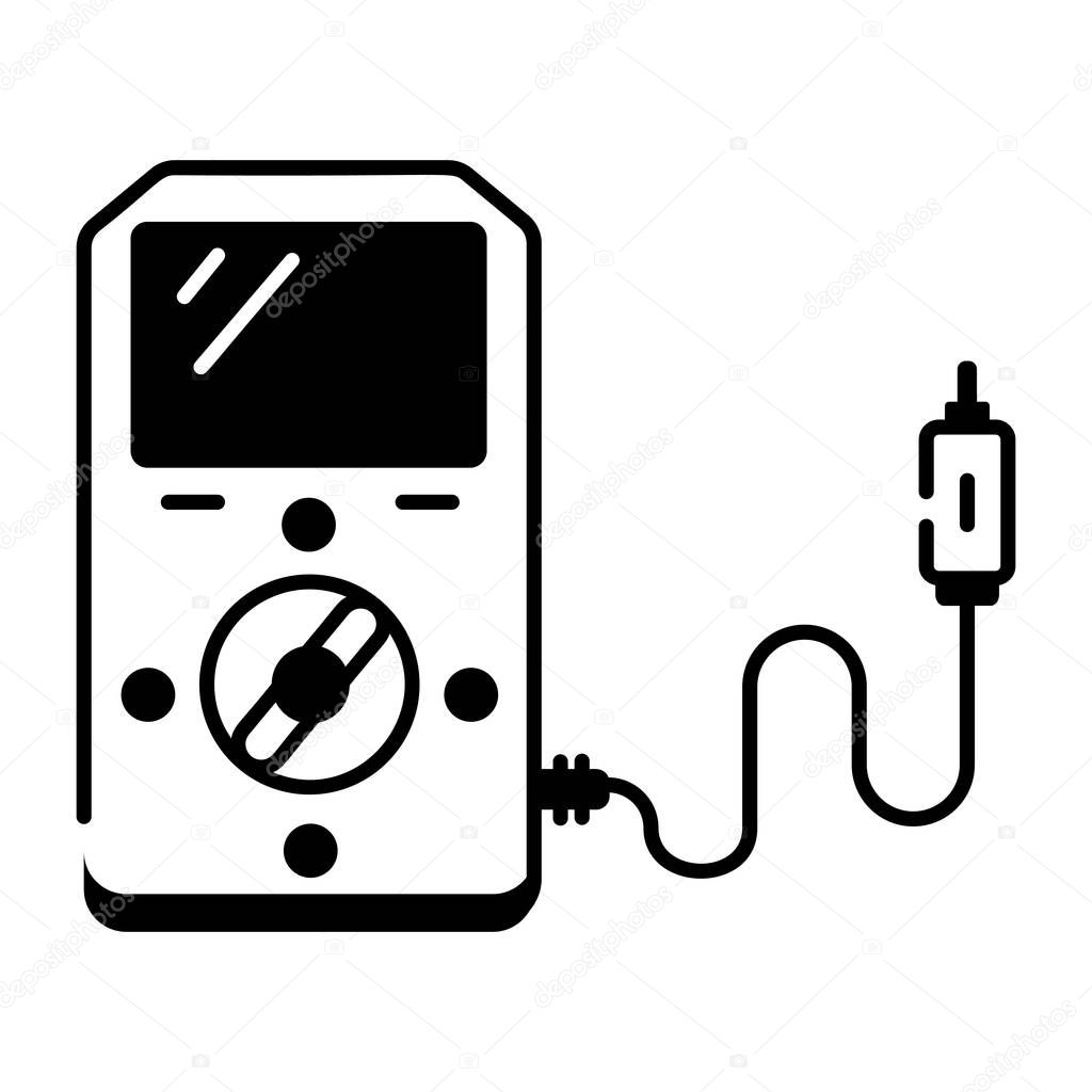 Icono de l nea del mult metro digital 2024