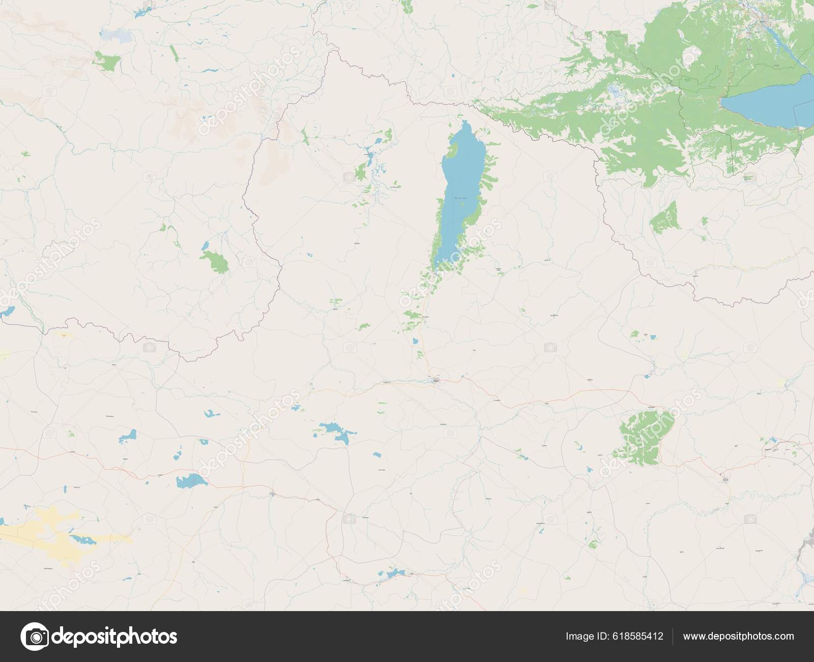 Hovsgol Province Mongolia Open Street Map — Stock Photo © Yarr65 #618585412
