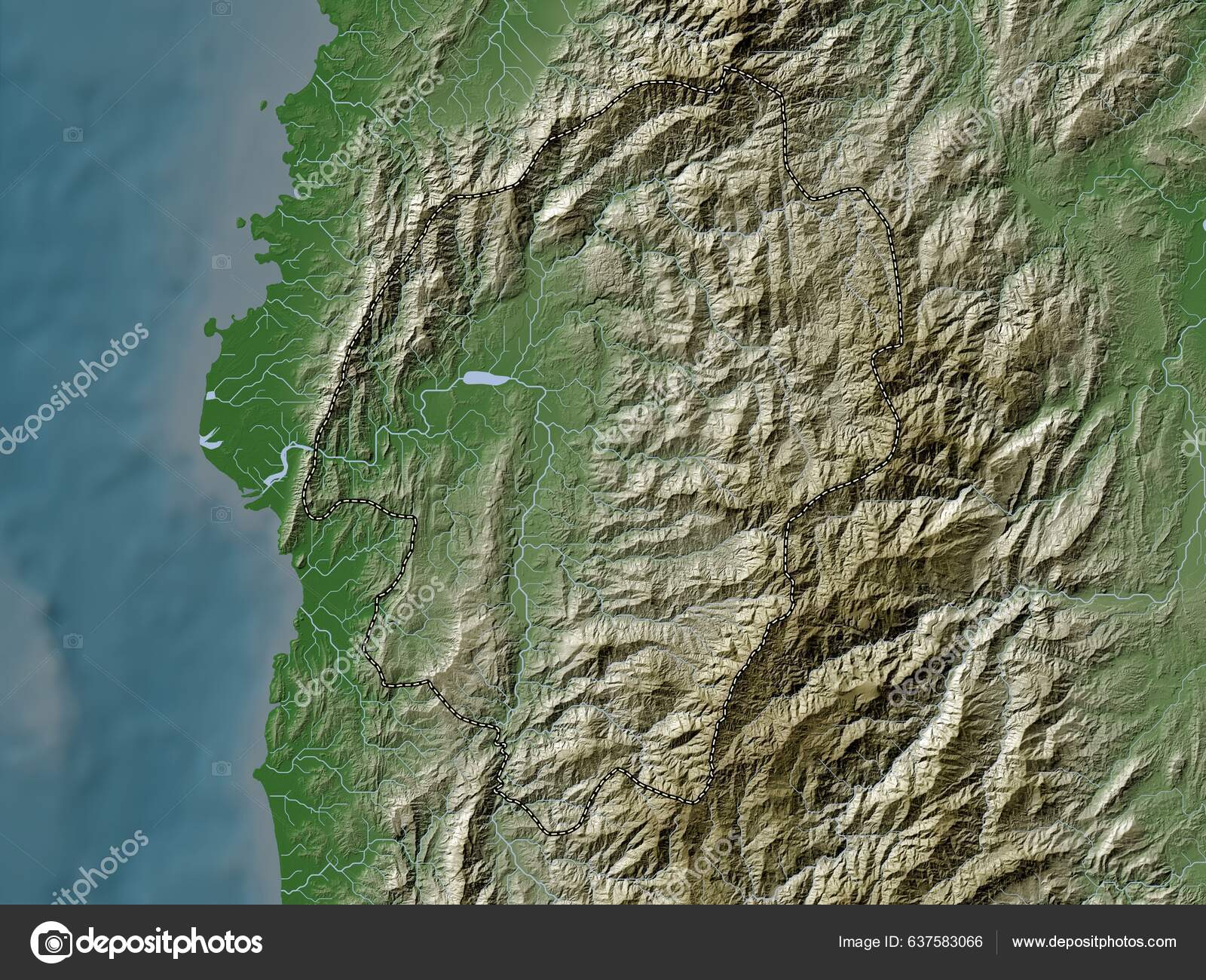 Abra Province Philippines Elevation Map Colored Wiki Style Lakes Rivers ...
