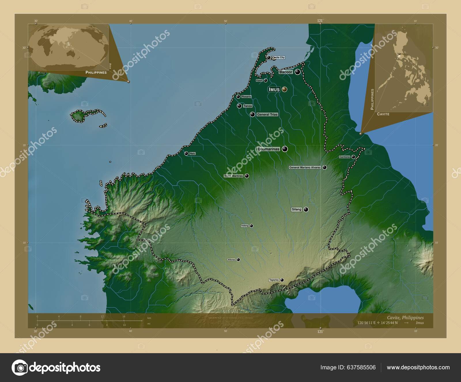 Dasmarinas Philippines Map