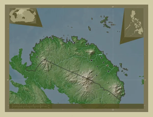Camarines Norte Province Philippines Elevation Map Colored Wiki Style ...