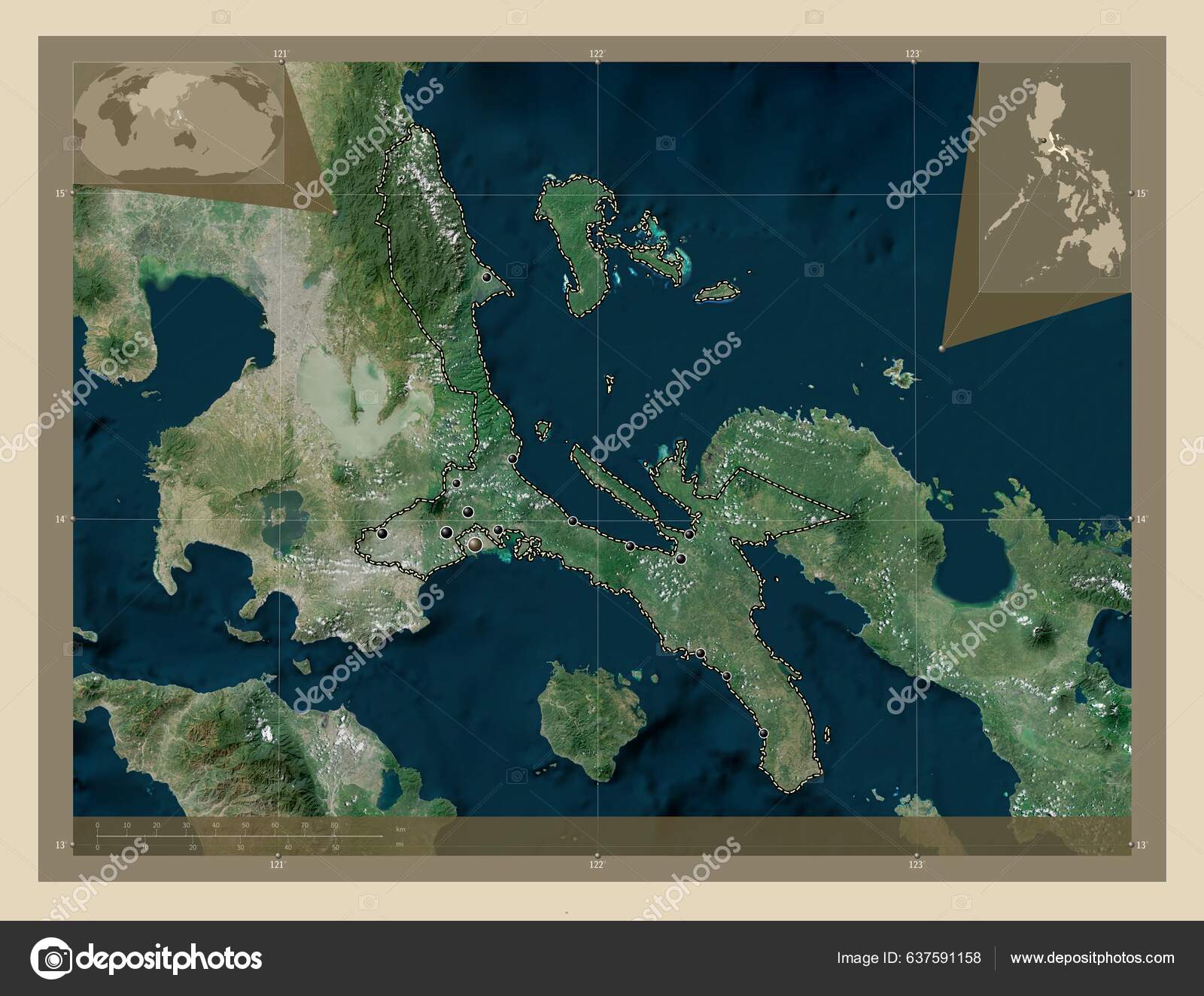 Map Of Quezon Province Philippines
