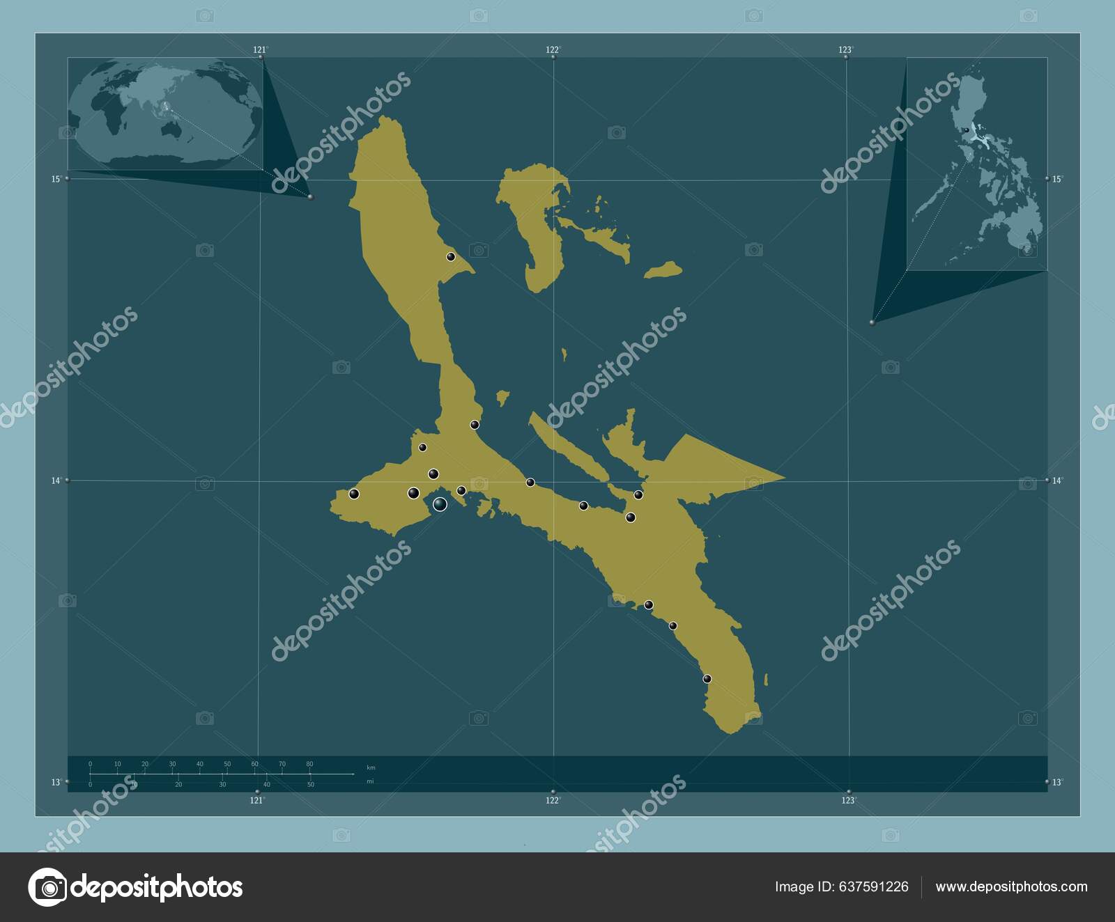 Map Of Quezon Province Philippines