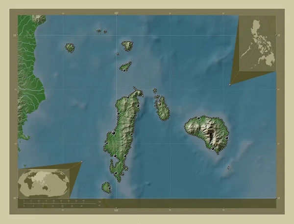 Romblon Province Philippines Elevation Map Colored Wiki Style Lakes ...