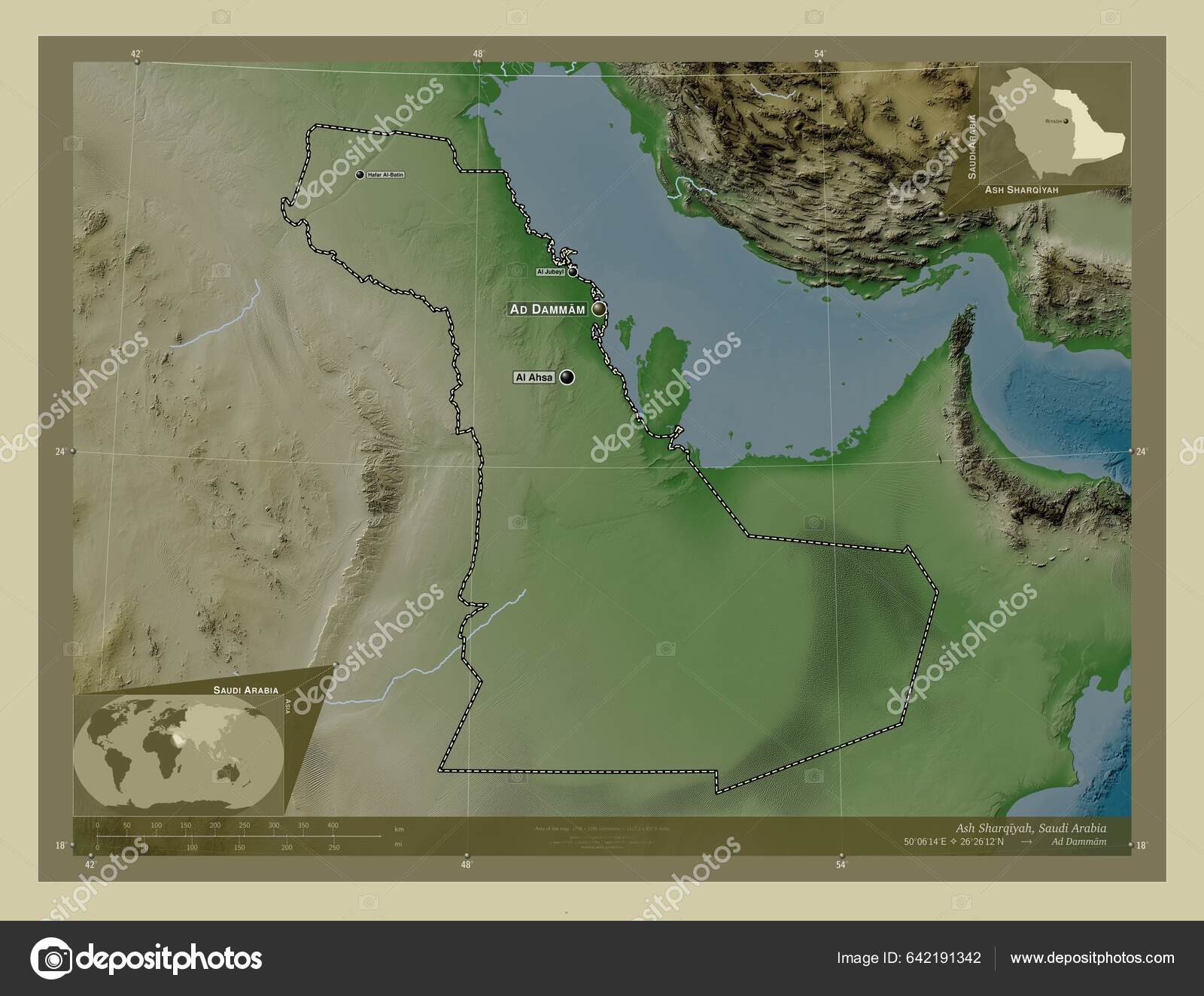 Saudi Arabia Map Elevation Saudi Arabia: With The Upper Elevation