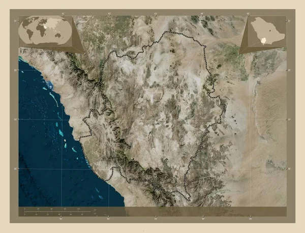 Louga Region Senegal High Resolution Satellite Map Locations Names ...