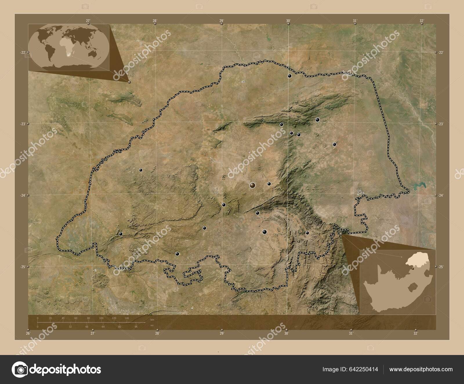 limpopo south africa on map