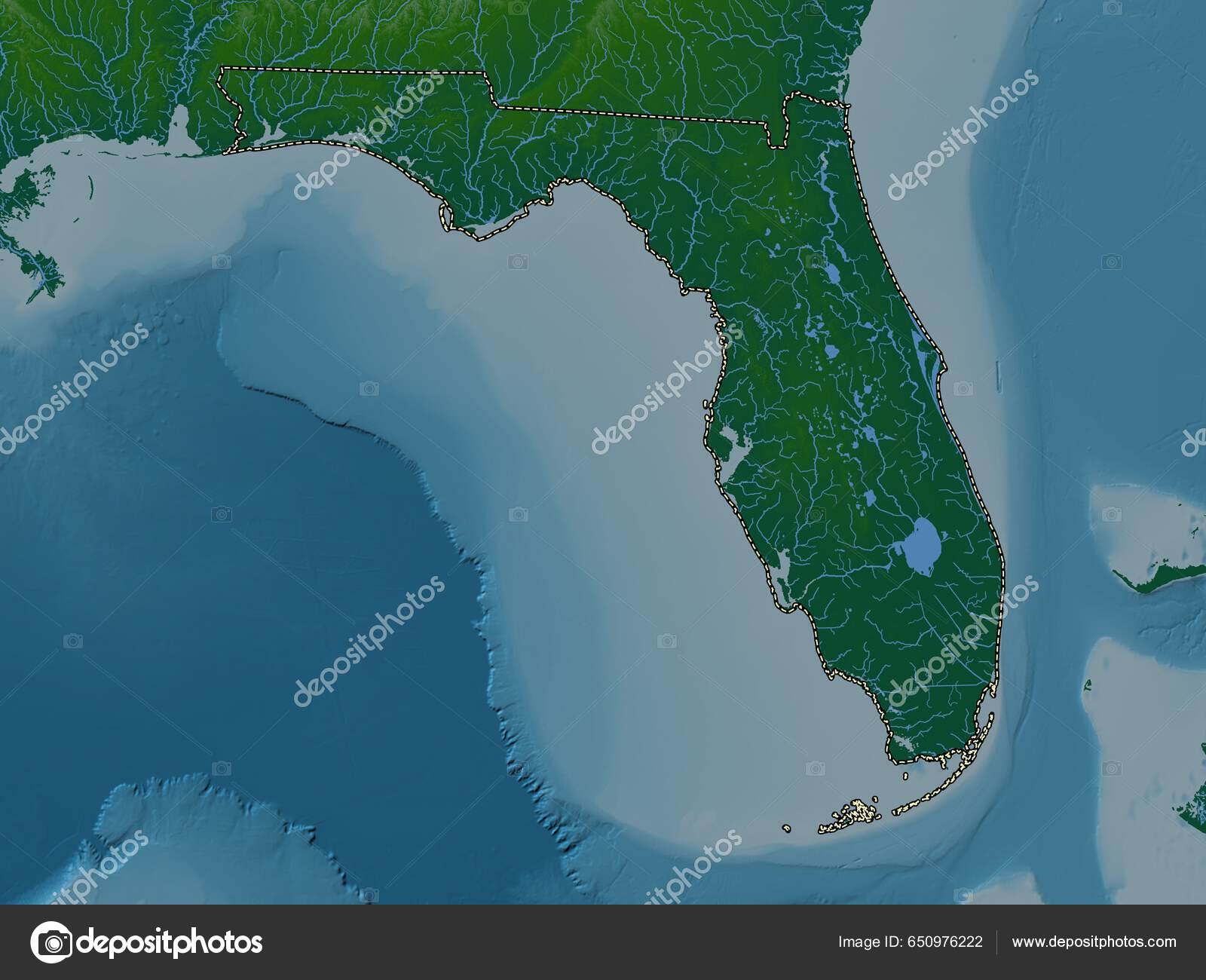 Map Of Florida Lakes And Rivers